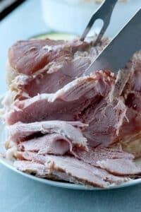 Fall Apart Beautiful Boiled Ham Recipe - Cooks with Cocktails